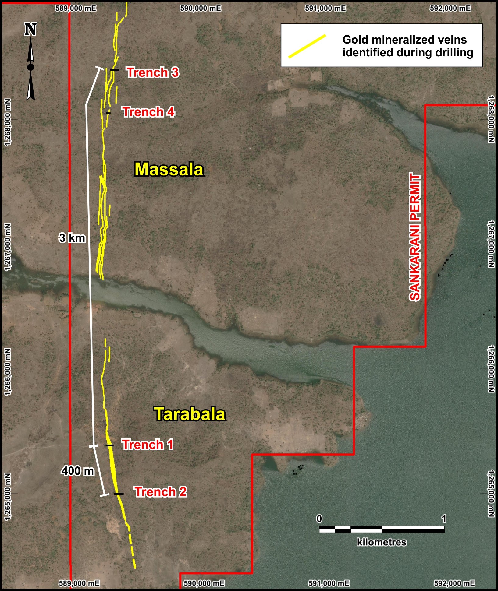 COMPASS COMPLETES INITIAL TRENCH SAMPLING PROGRAM AT THE TARABALA ...